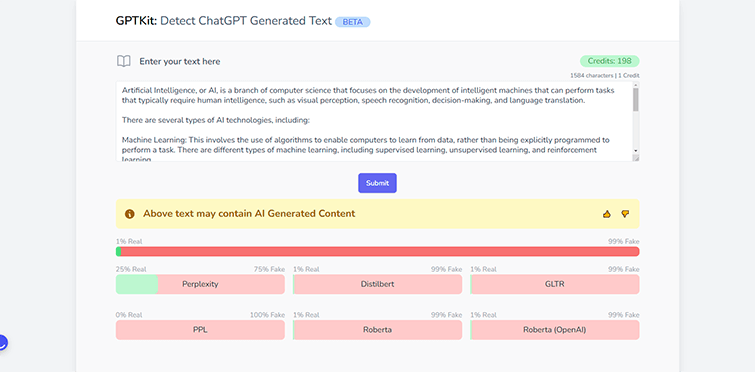 GPTKit - Best AI Content Detection Tool for ChatGPT GPTKit - Best AI Content Detection Tool for ChatGPT