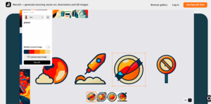 Recraft AI - Generate vector art, icons, 3D images