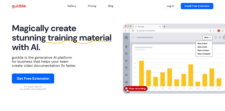 Guidde - Creates Video Documentation 11x Faster