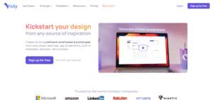 Visily AI -Text to Wireframe Tool | Free Mockup Generator