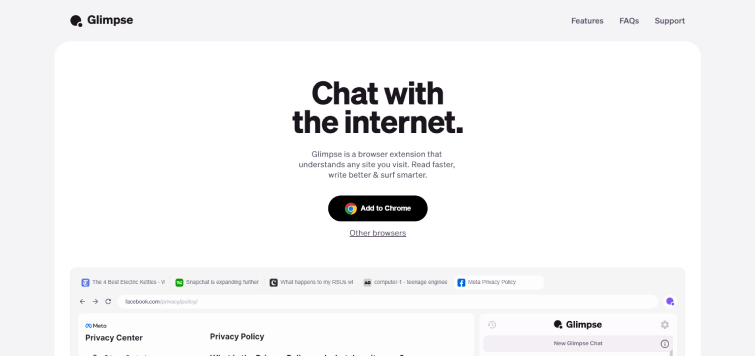 Glimpse - Best AI-Powered Browsing Assistant
