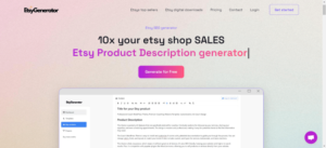 EtsyGenerator - Etsy Tag, SEO, Title, Description Generator