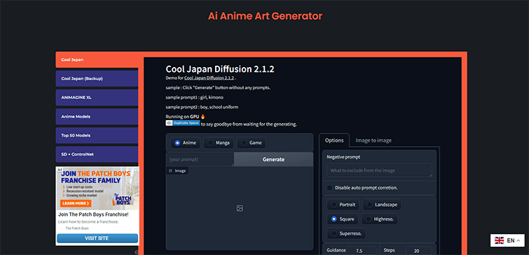 Anime Art Studio - 100% Free Anime Generator (No Signup)