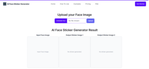AI Face Sticker Generator - Convert Face Image to Sticker