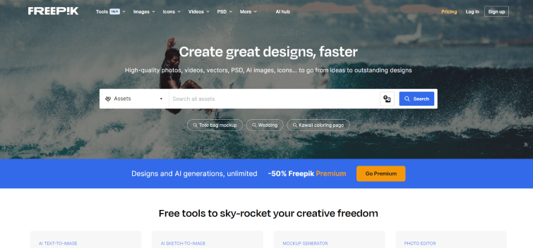 Freepik - Free Graphic Resources and Create great designs