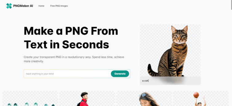 PNGMaker AI - Free AI-Powered PNG images Creation Tool