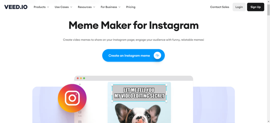 Meme Maker for Instagram - Create Viral Video Memes Easily