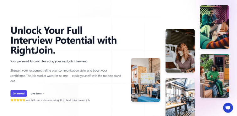 RightJoin - AI job interview | Practice with mock interviews