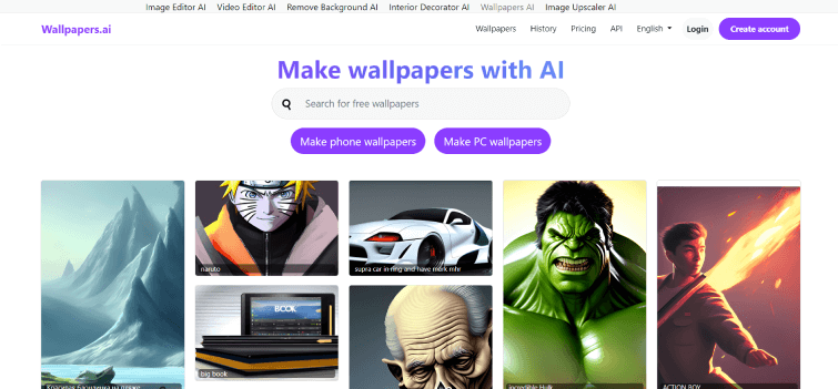 Wallpapers AI - AI Wallpaper Generator & Free Downloads