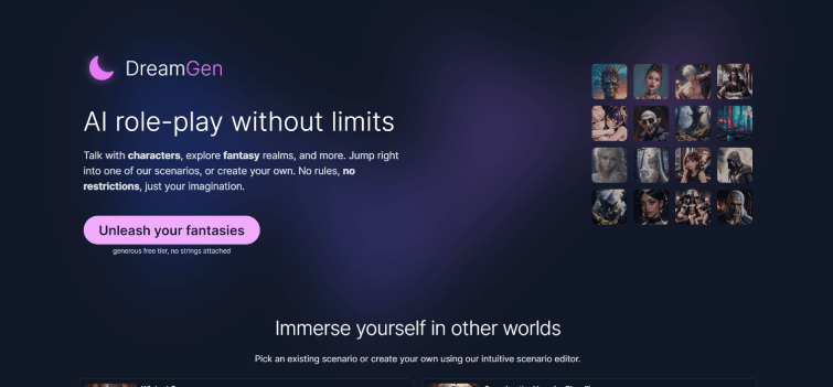 DreamGen Role Play - Creativity with Dynamic AI Role-Play