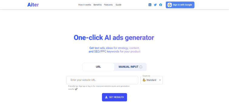 Aiter - Quick & Easy AI Ad Generation & Content Creation