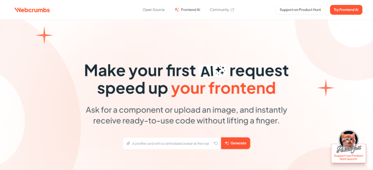 Frontend AI - Streamline Web Design with Frontend AI